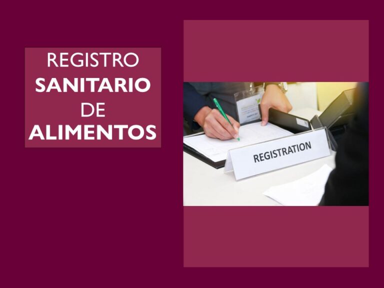Registro Sanitario de Alimentos: requisitos